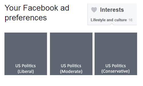 See how Facebook labels your political views: Liberal, Moderate, or ...