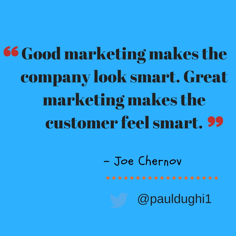 About great marketing – Paul Dughi.com